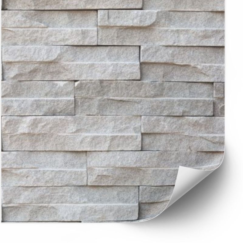 Laatat Tarra - Valkoinen Marmorikuori ja Stick Tile / 24 kpl