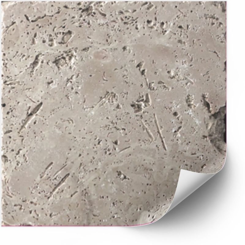 Laatat Tarra - Vaaleanruskea ja Valkoinen / Kuori ja Stick Tile / 24 kpl