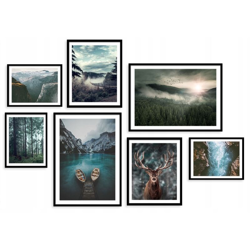 Julisteet - Metsä / 7 kpl setti