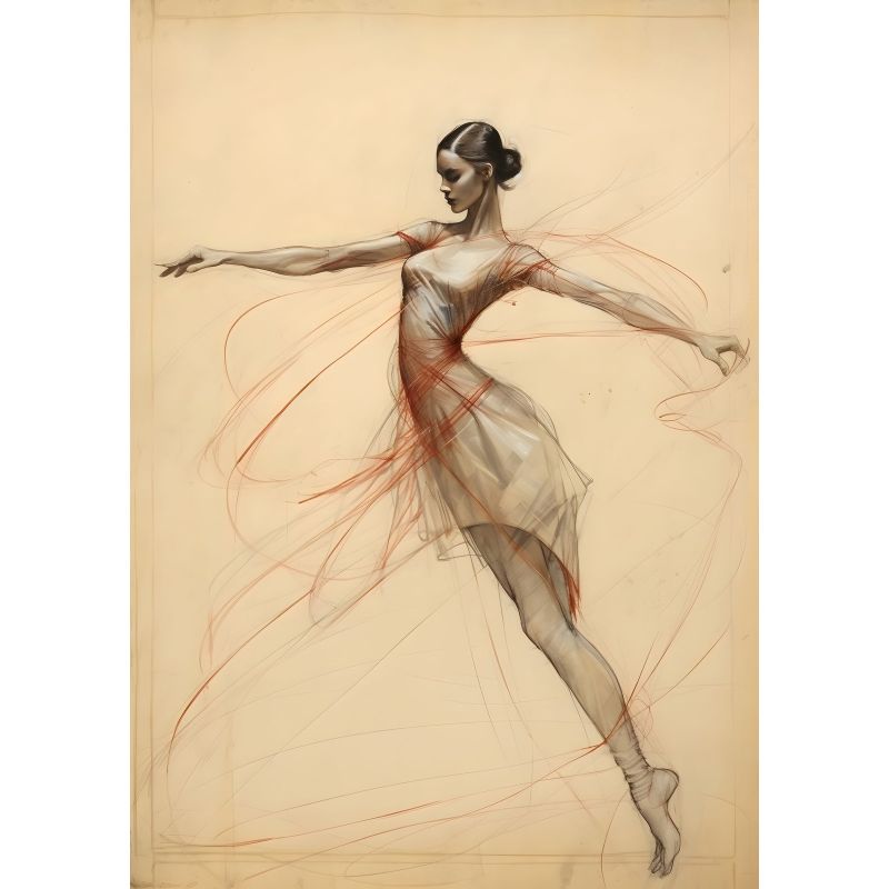 Juliste - Elegantti Ballerina