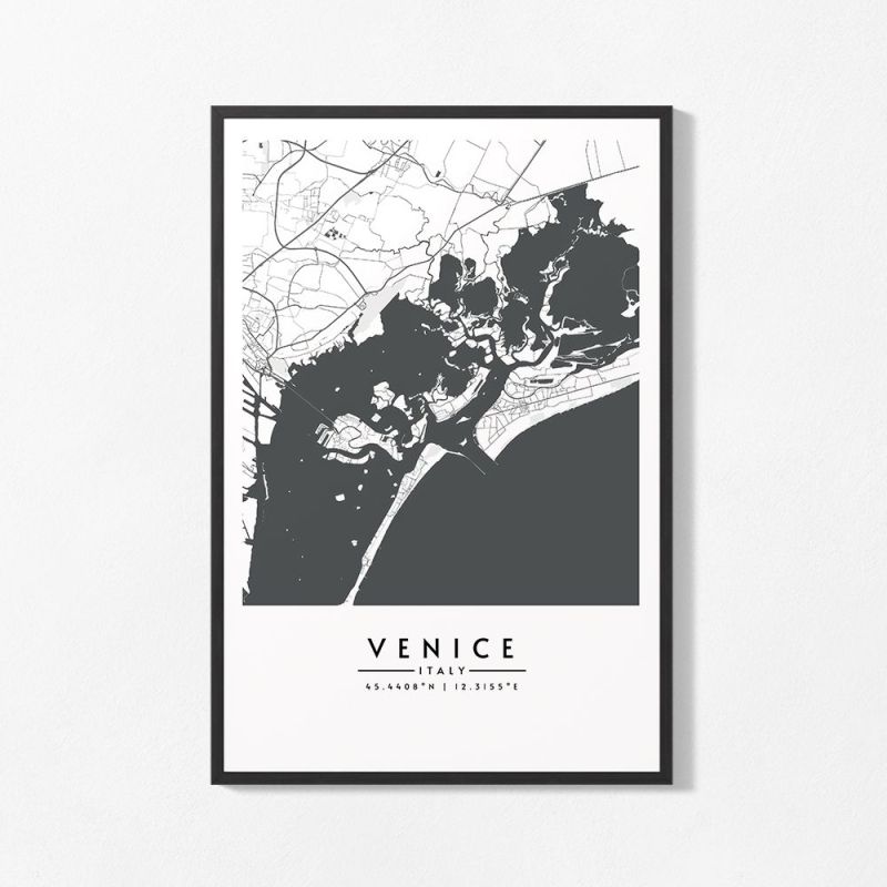 Juliste - Venetsian Kartta