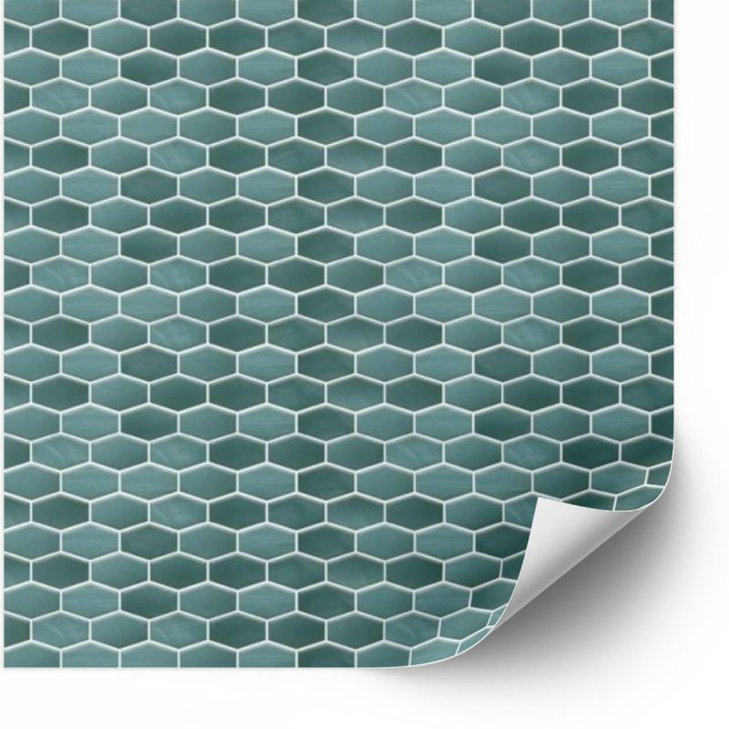 Laatat Tarra - Peel and Stick Tile / Vihreä / 24 kpl