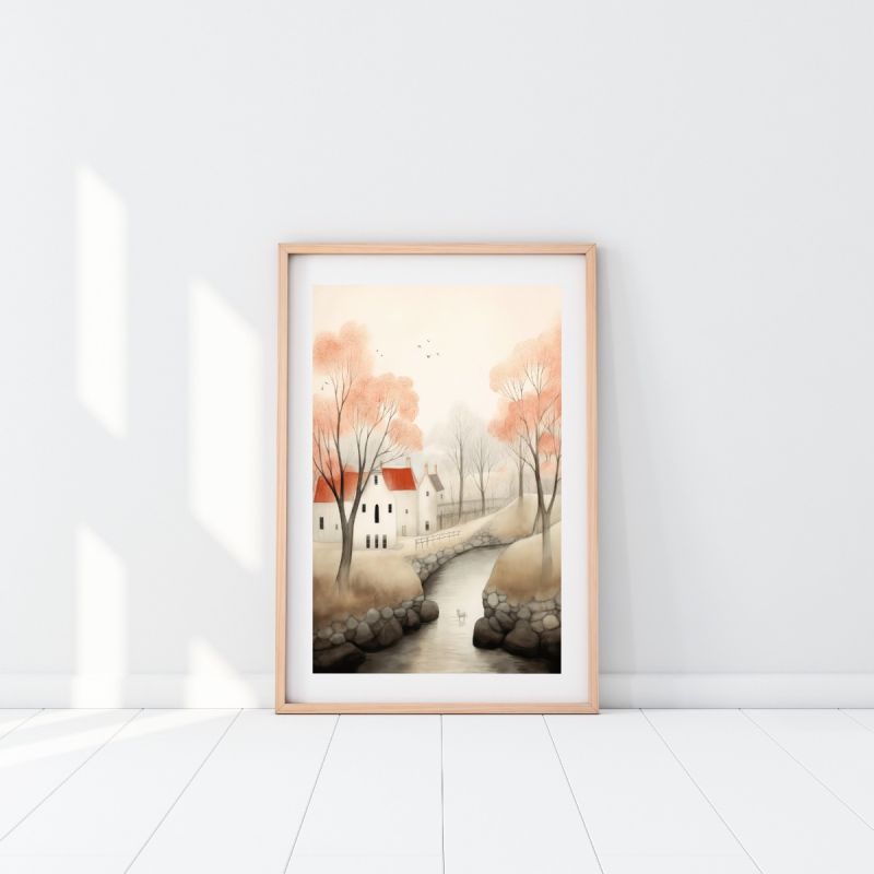 Juliste – Talo / puu