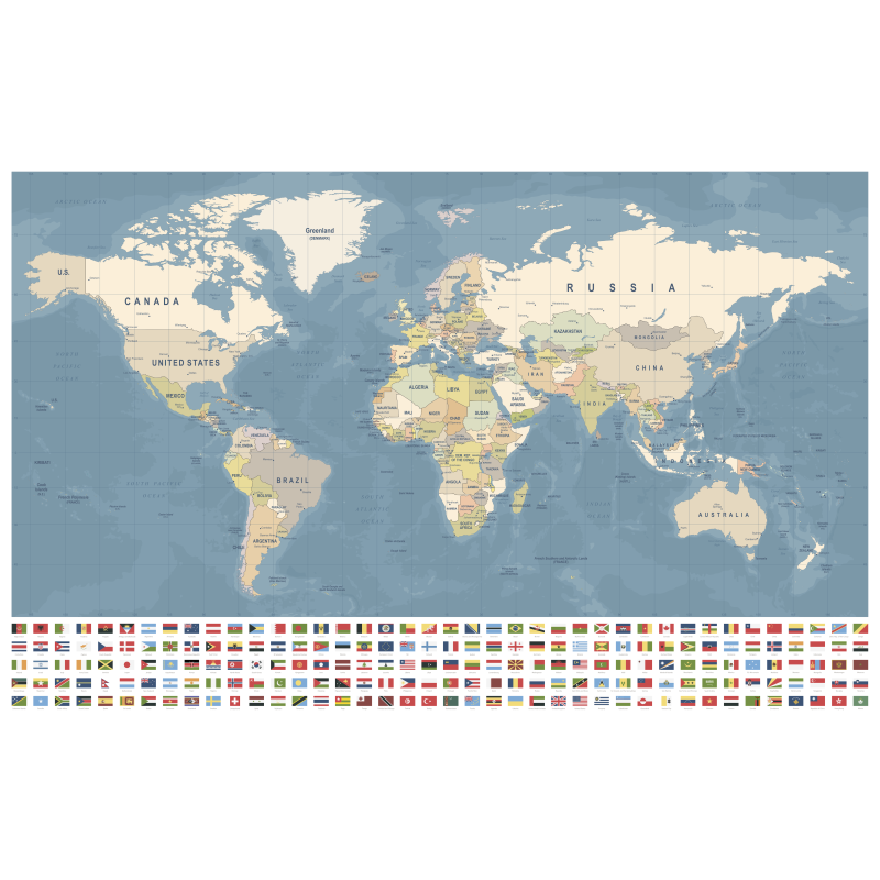 Juliste - Maailmankartta / 02